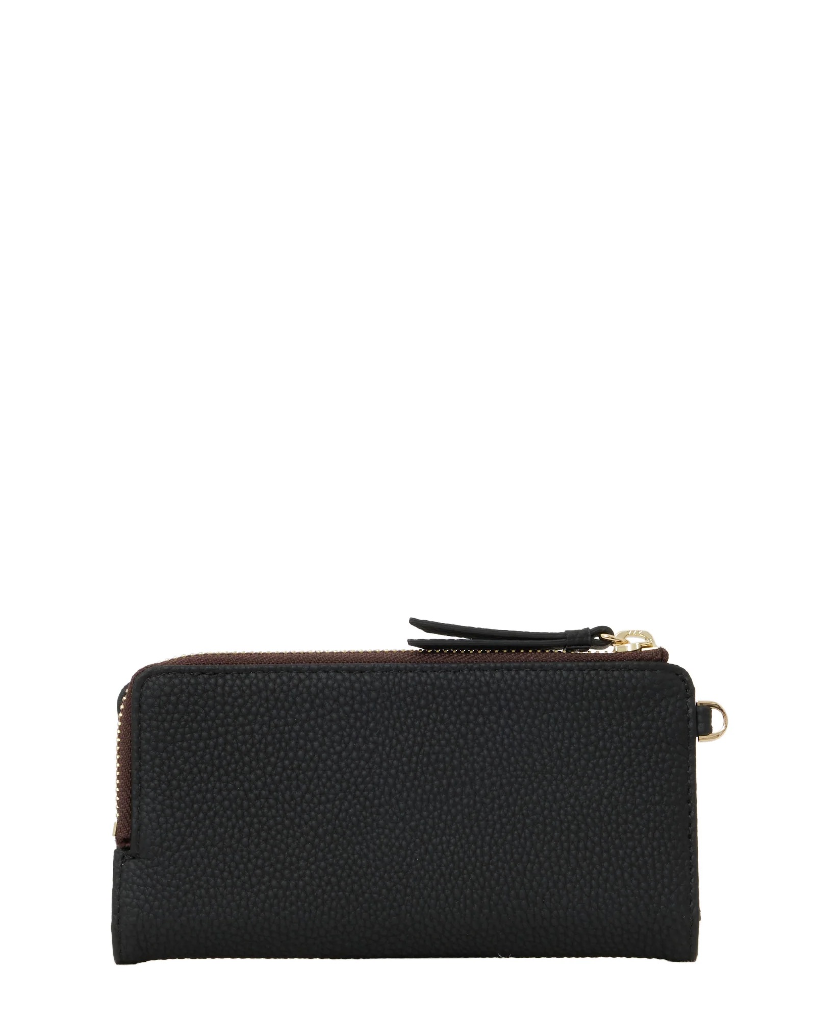 Saben Willa Wallet Black + Croc + White Stitch - Issimo Shoes
