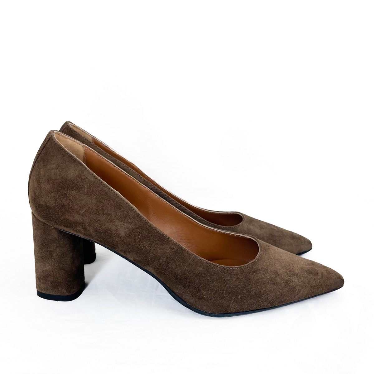 Donna Carolina Kesh Clean Heel Silk Rust - Issimo Shoes