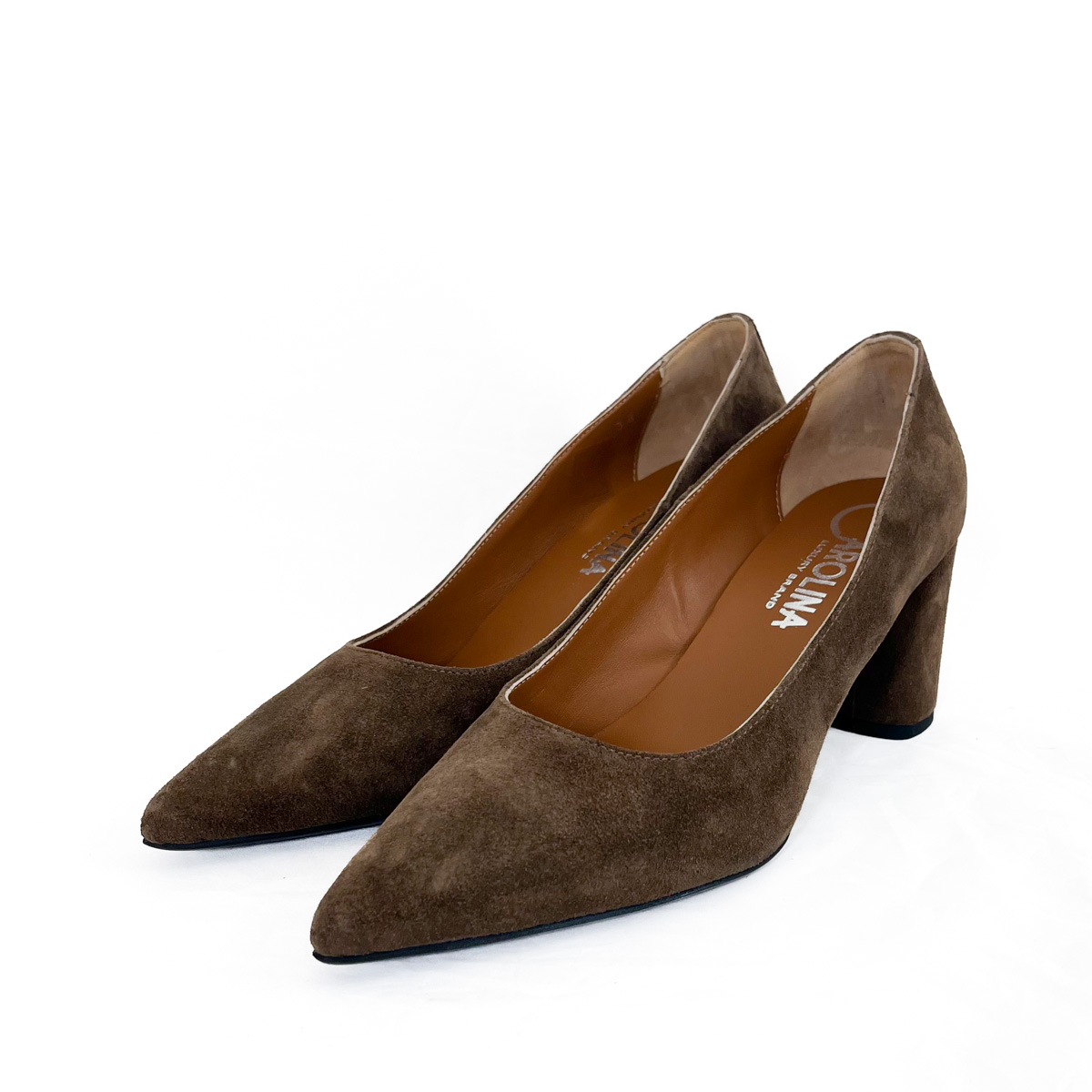 Donna Carolina Kesh Clean Heel Silk Rust - Issimo Shoes