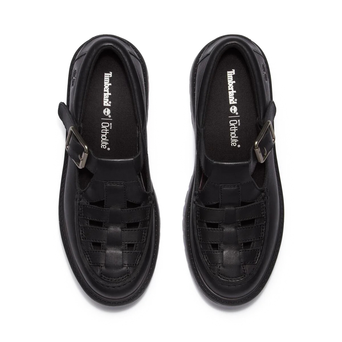 Timberland Stone Street Buckle Black Full Grain - Issimo Shoes