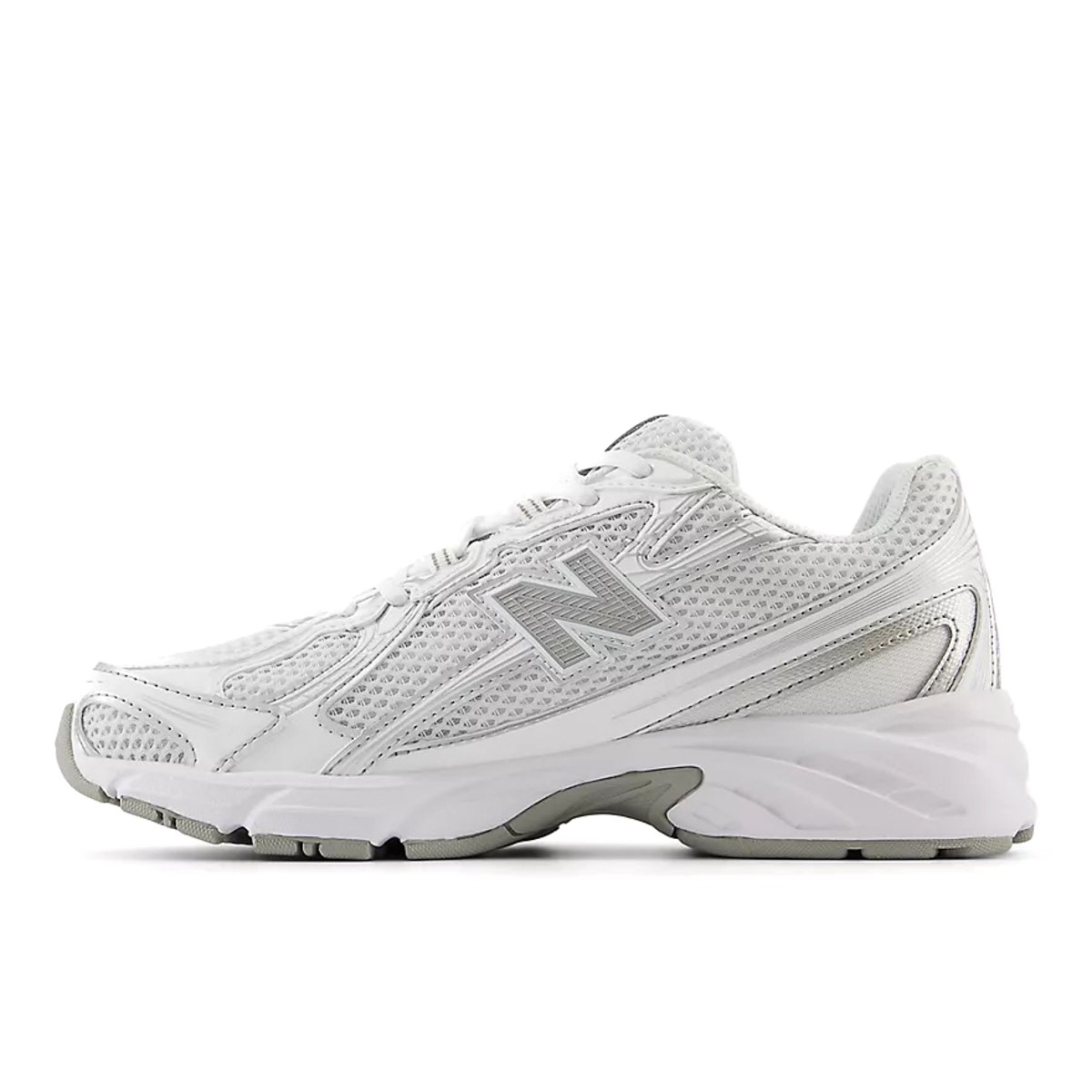 New Balance U740WM2 White Metallic Silver - Issimo Shoes